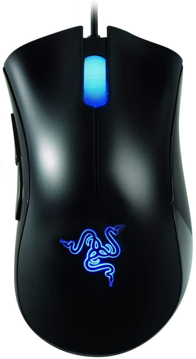 Razer deathadder (First Copy) 3500 DPI gaming mouse (blue light versio ...