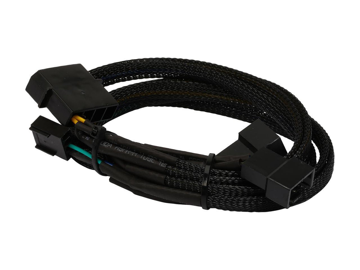 Rosewill LP43TX4-12 1 ft. 4-pin Molex LP4 to Three(3) x 4-pin TX4 PWM ...