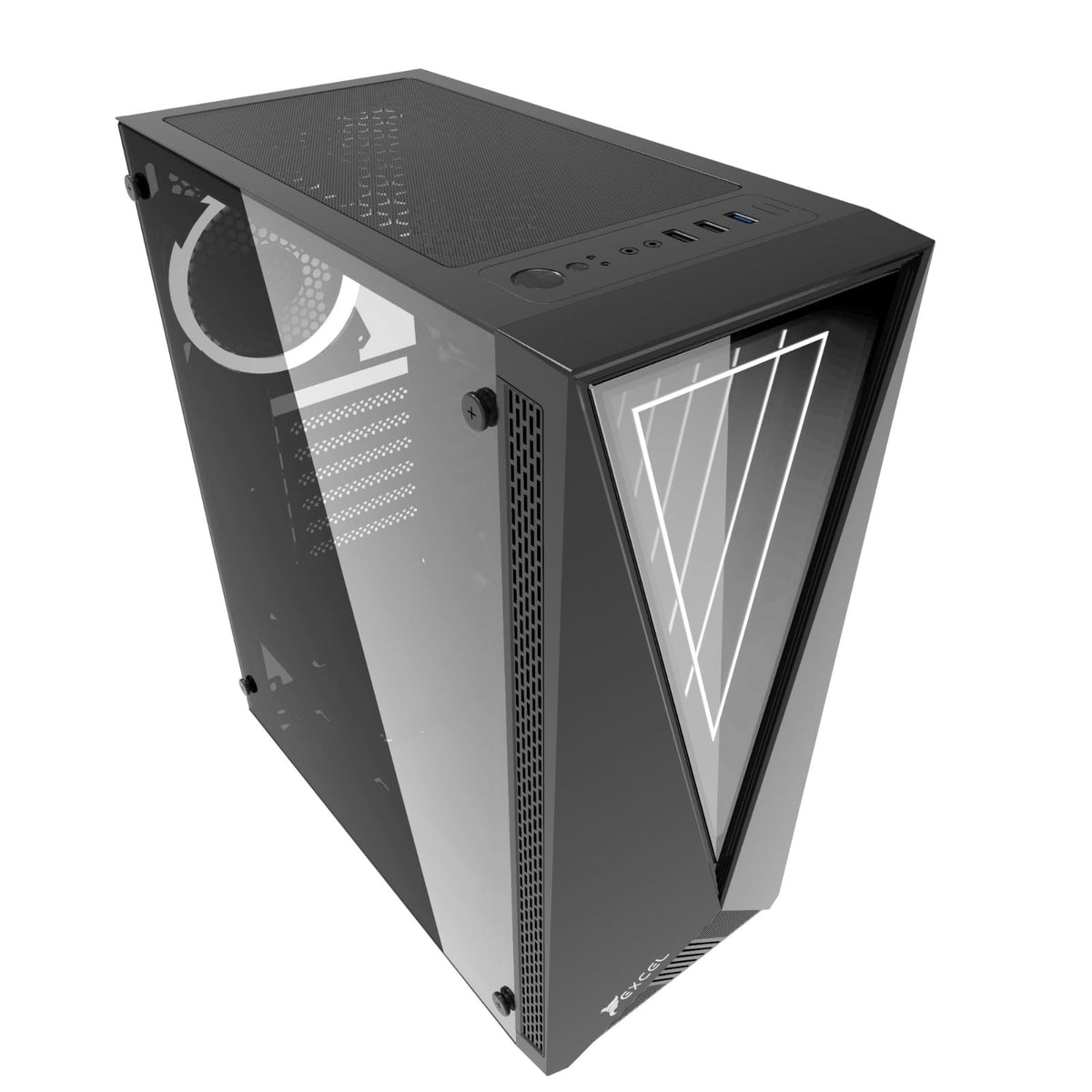 Excel ELECTRA Black Gaming Case / حقيبة ألعاب EXCEL ELECTRA باللون الأ ...